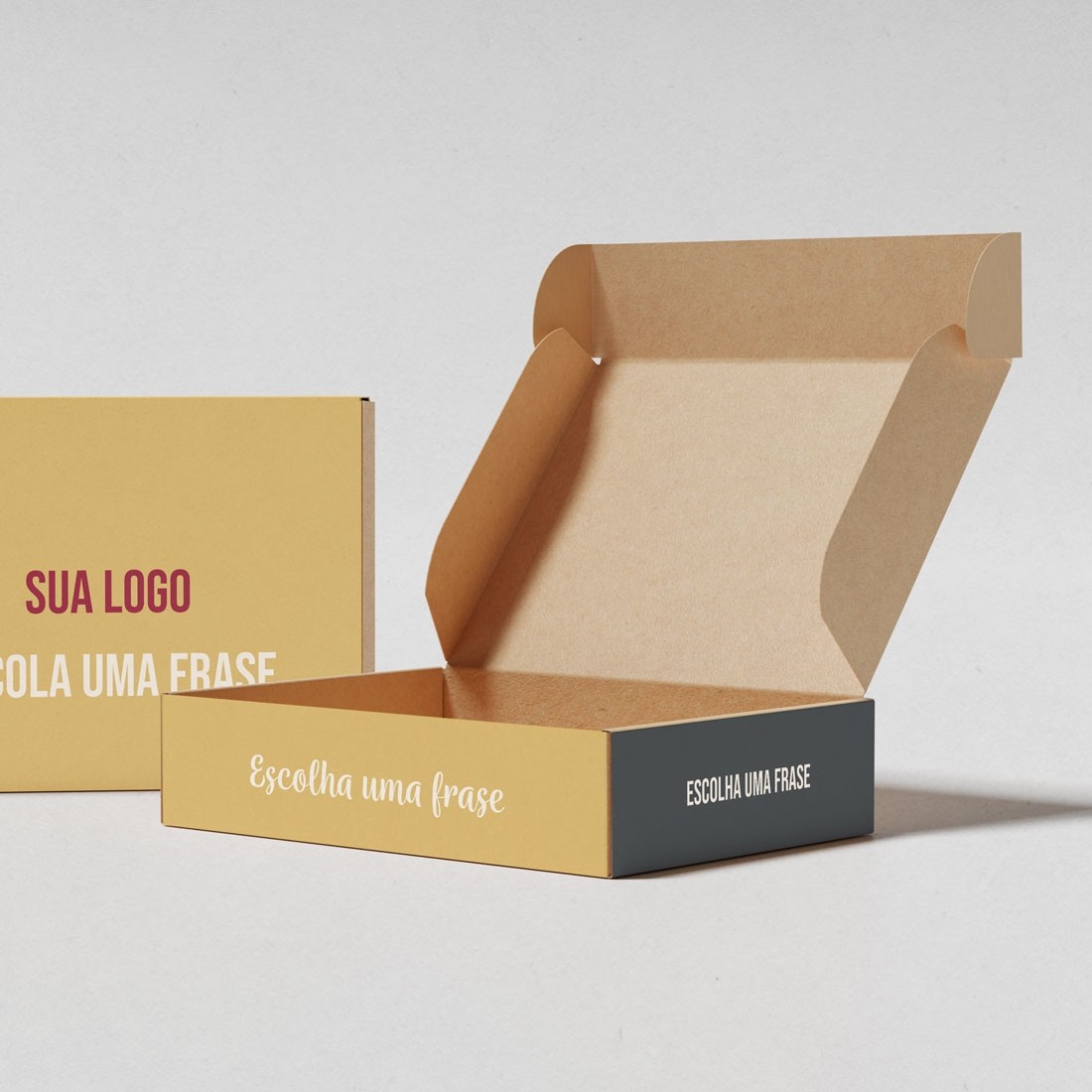 Imprimaria Sua Marca Em Destaque Caixa De Envio Personalizada Com Sua Imprimaria Sua Marca Em Destaque Caixa De Envio Personalizada Com Sua